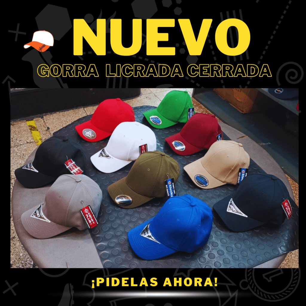 Gorras de Licrada Cerradas Atrás - Gorras para Sublimación