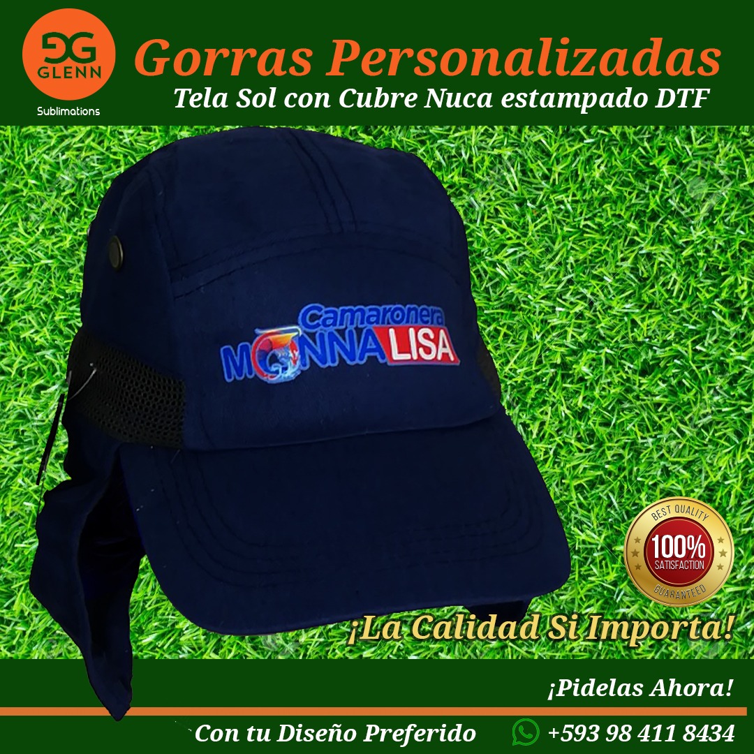 → Gorras Cubre Nuca de Algodón - Gorras para Sublimación